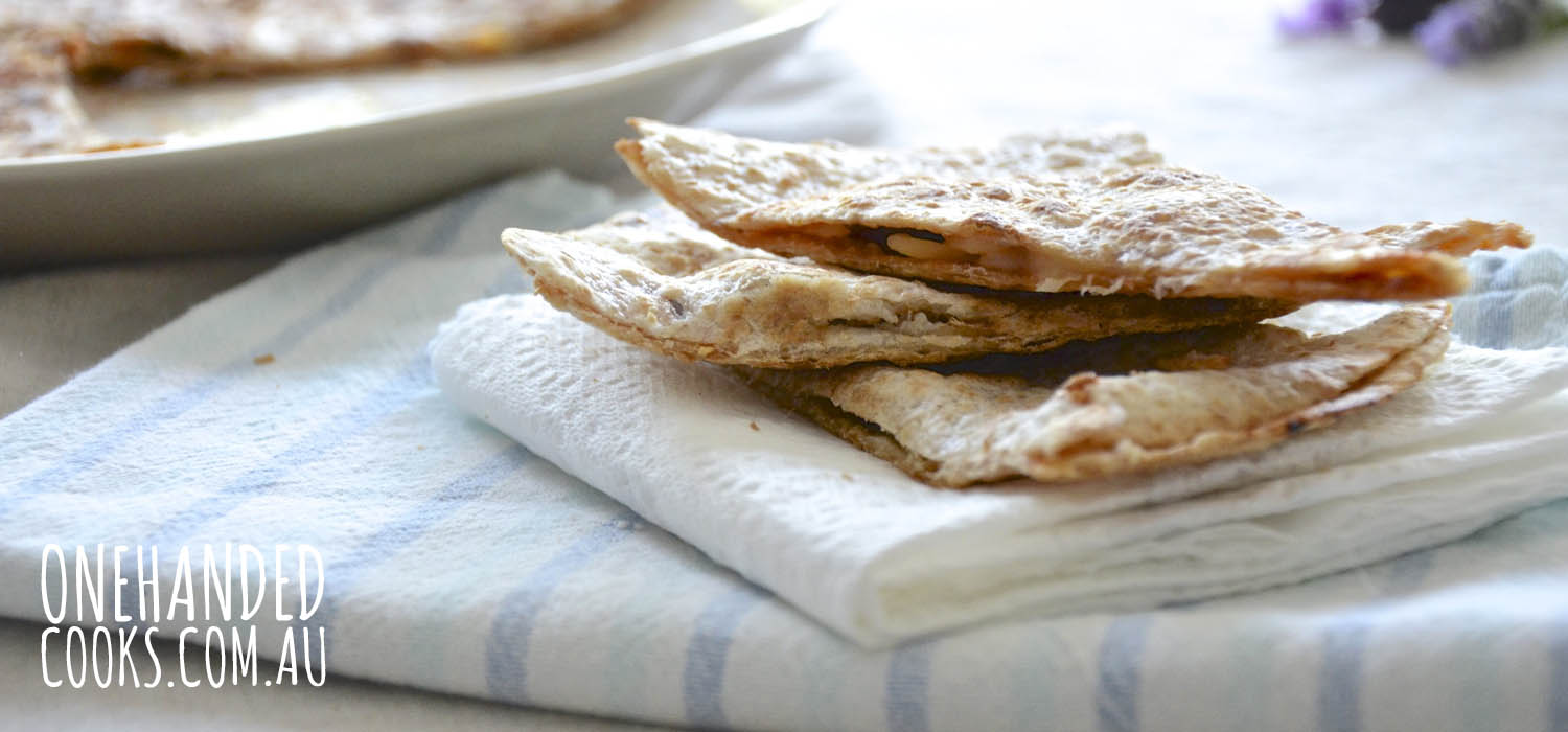 Cheesy Triangles - One Handed Cooks