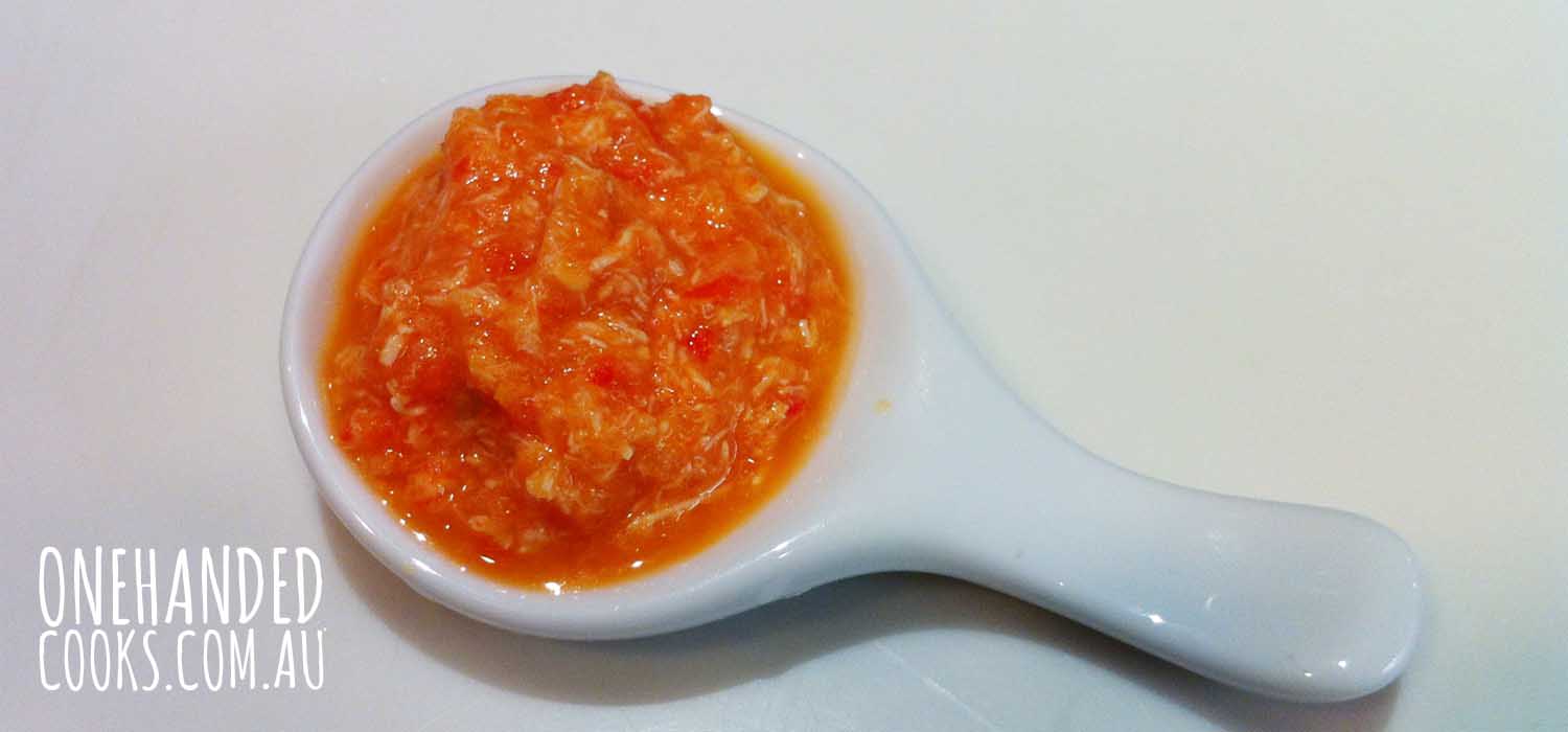 Red Chicken and Rice - One Handed Cooks