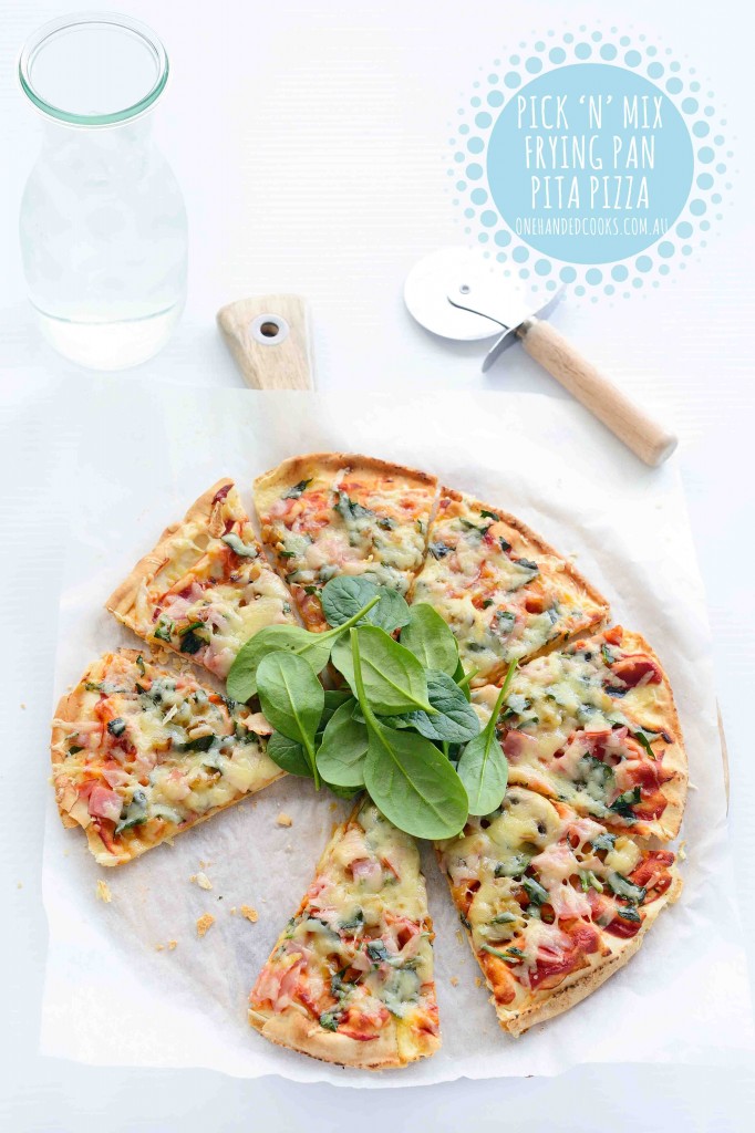 Pick 'n' Mix Frying Pan Pizza - One Handed Cooks